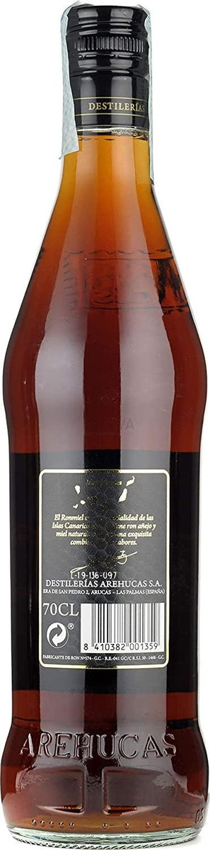 Arehucas Ron Arehucas Ron Miel Guanche Honey-Rum Liqueur 20% Vol. 0,7l ...