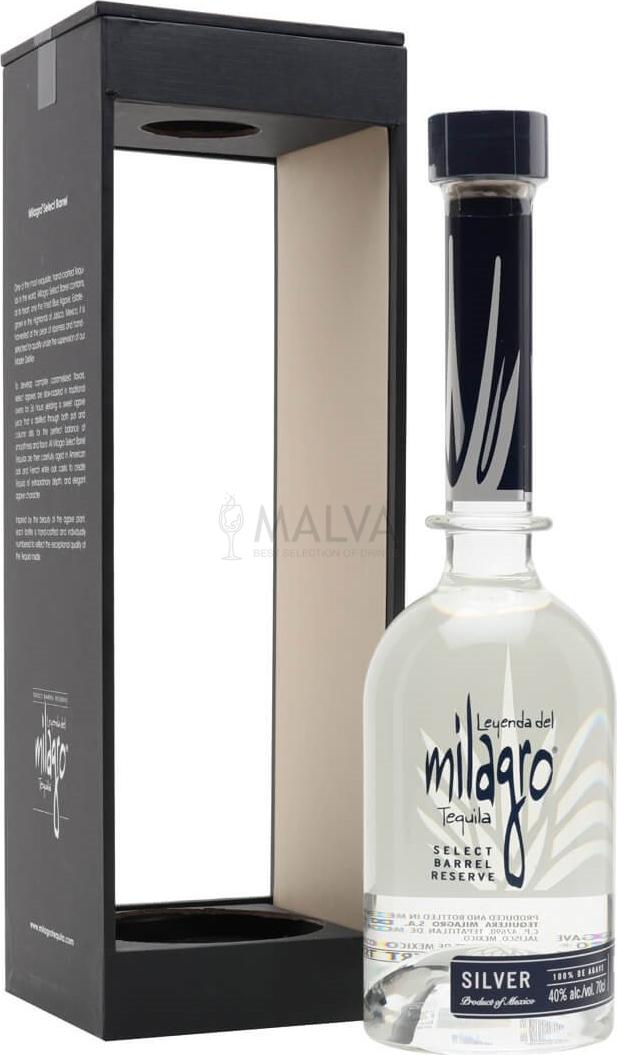 Milagro Tequila Leyenda del Milagro Tequila 100% de Agave SELECT BARREL ...